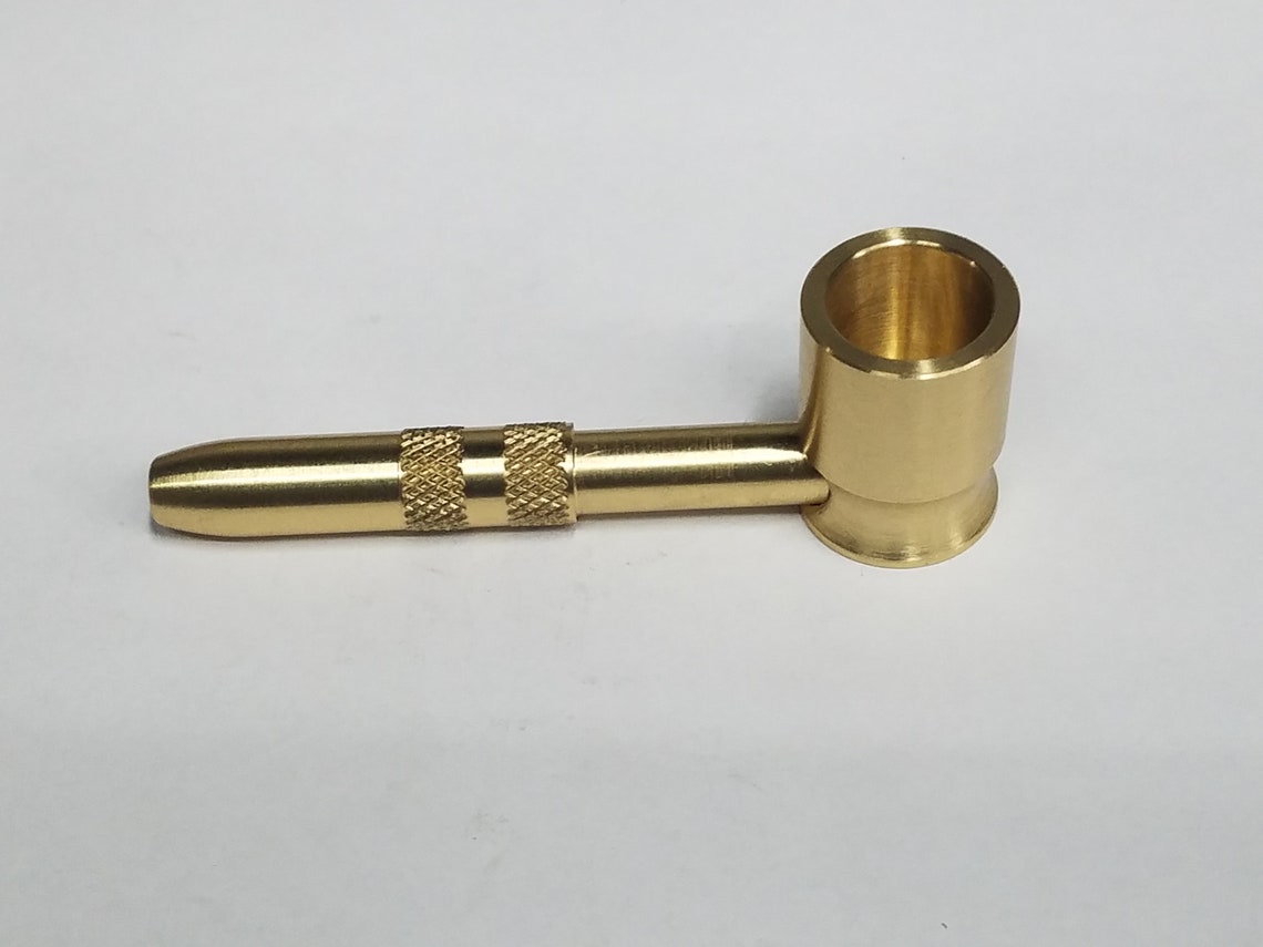 Metal Tobacco Smoking Pipe Solid Brass MADE IN USA high Quality Free ...