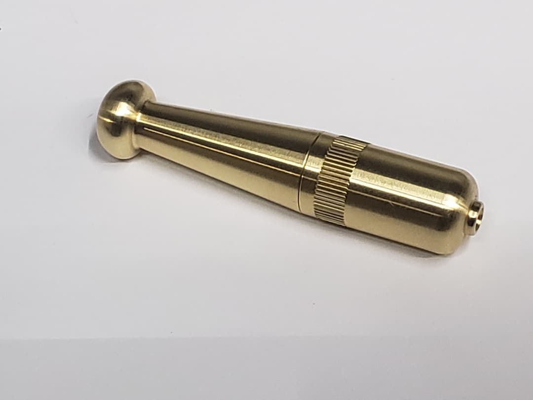 Metal Smoking Pipe,zeppelin, Bat Smoking Pipe, Sneak a Toke, One-hitter ...