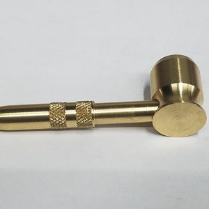 Solid Brass Smoking Pipe. High Quality. Made in the USA**** - Etsy