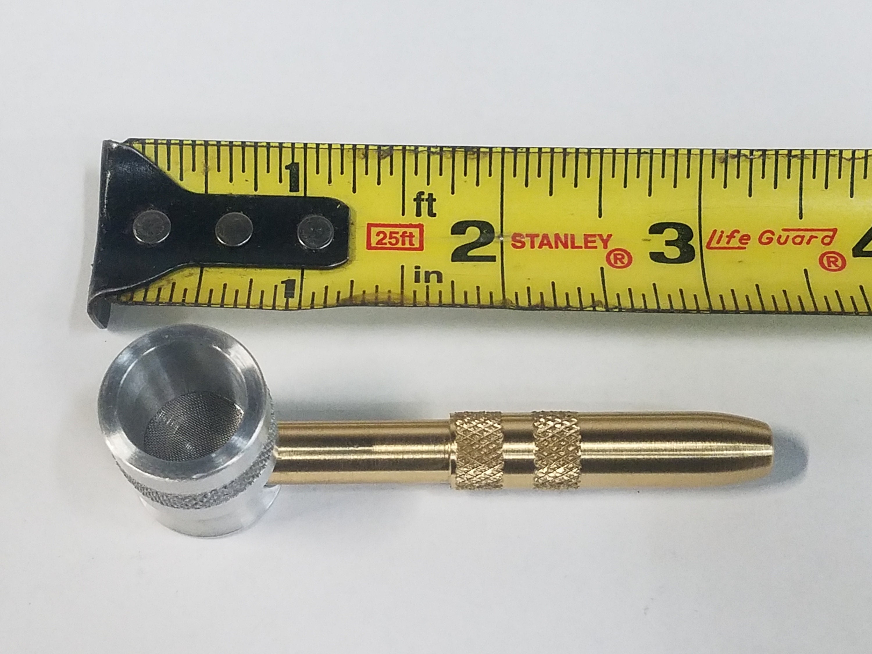Metal Tobacco Smoking Pipealuminum / Brass Made in USA Bowl HIGH ...