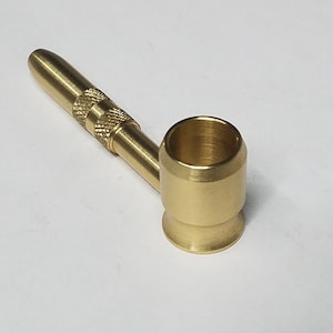 Solid Brass Smoking Pipe. High Quality. Made in the USA**** - Etsy