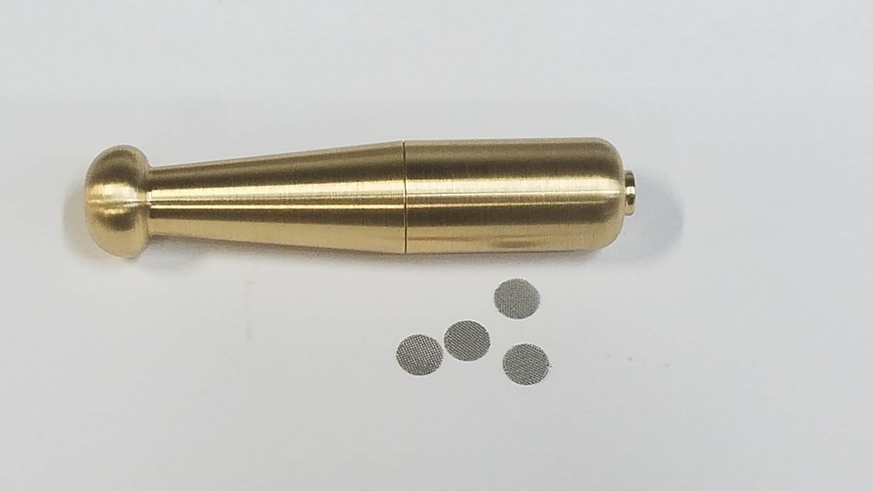 Metal Smoking Pipe,zeppelin, Bat Smoking Pipe, Sneak a Toke, One-hitter ...