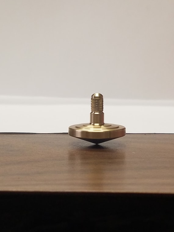 Metal Spinning Top SOLID BRASS Made in the USA Free | Etsy