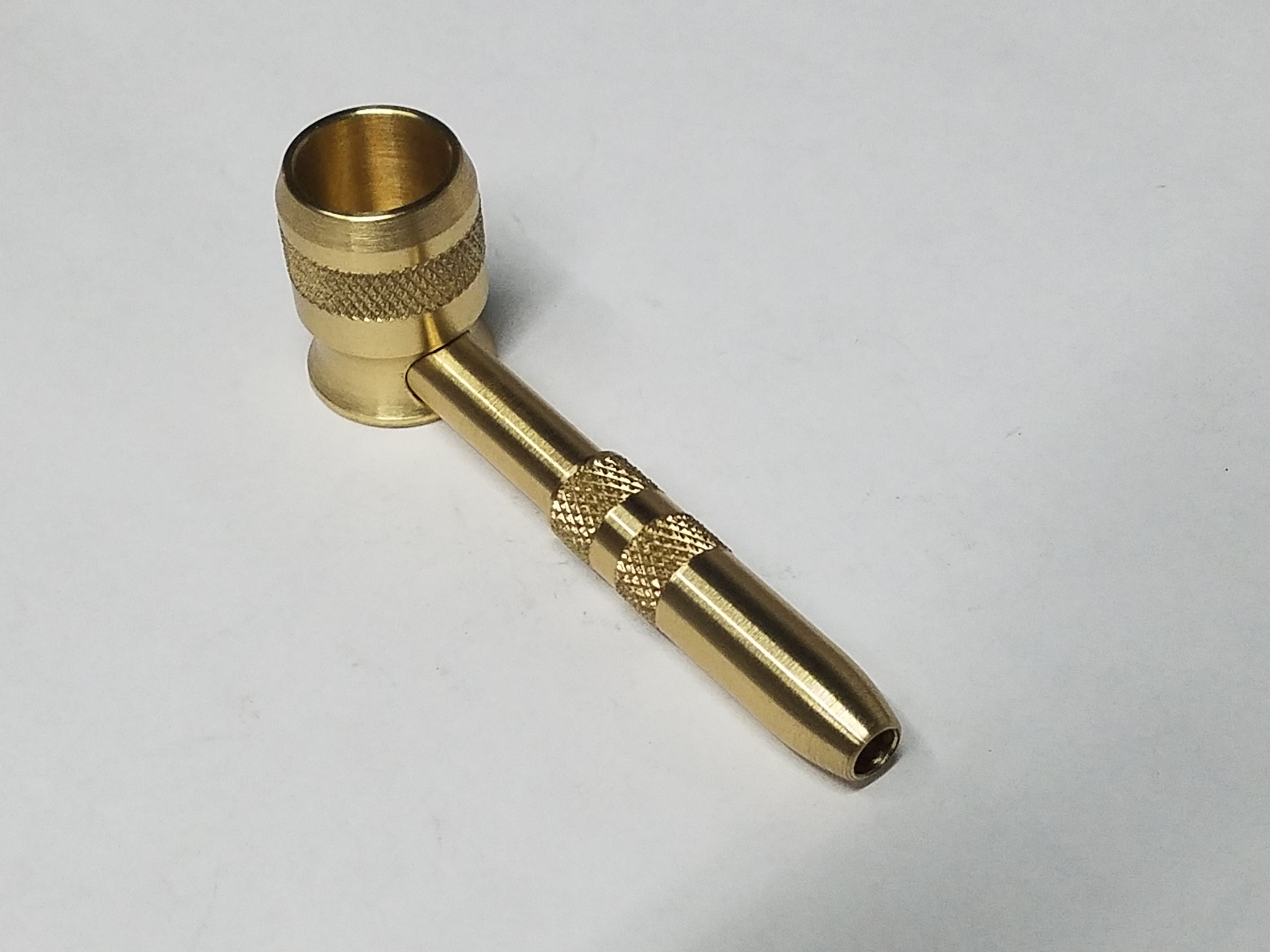 Metal Tobacco Smoking Pipe Solid Brass MADE IN USA high Quality Free ...