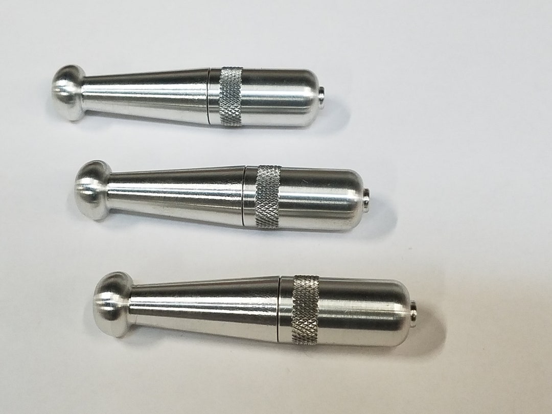 3 Pack of Metal Smoking Pipe,zeppelin, Bat Smoking Pipe, Sneak a Toke ...