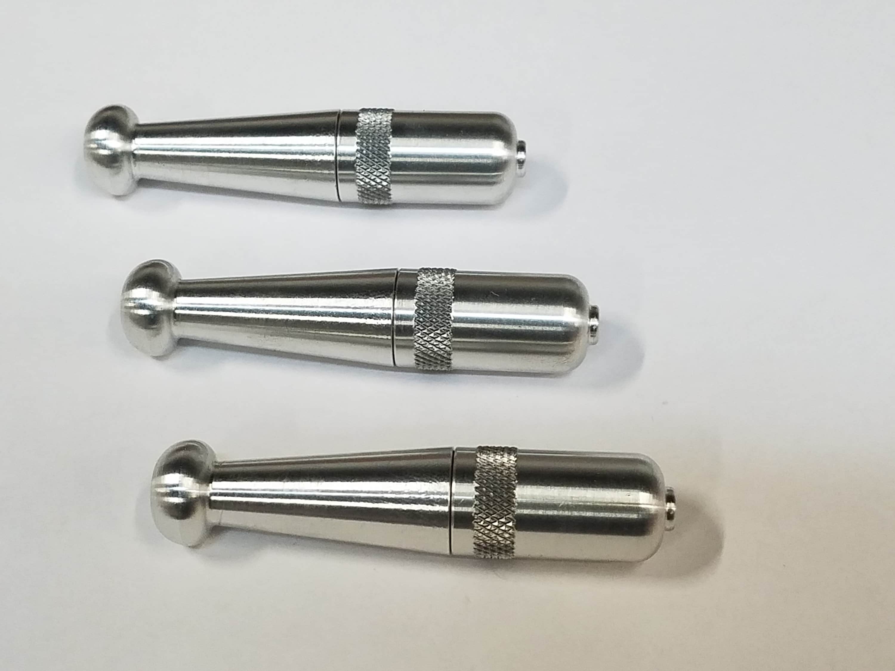 3 Pack of Metal Smoking Pipe,zeppelin, Bat Smoking Pipe, Sneak a Toke ...