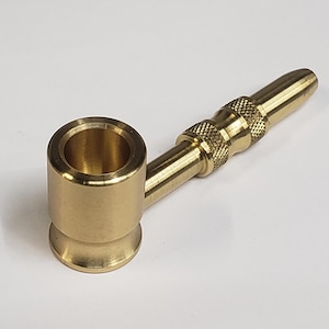 Large Solid Brass Tobacco Smoking Pipe, Large Bowl* Made in the USA* - Etsy