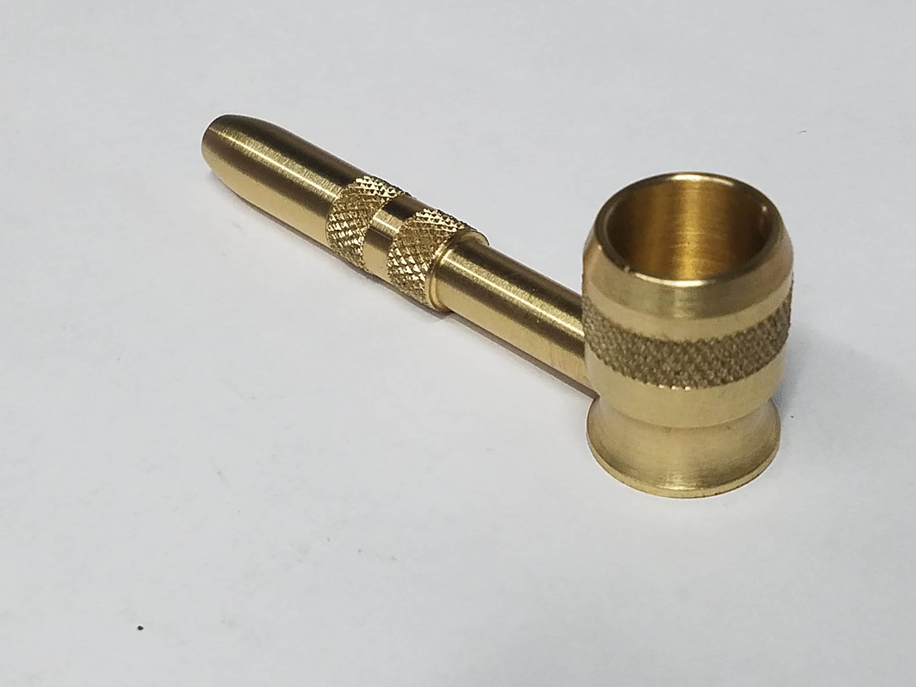 Metal Tobacco Smoking Pipe* Solid Brass * MADE IN USA* *high Quality ...