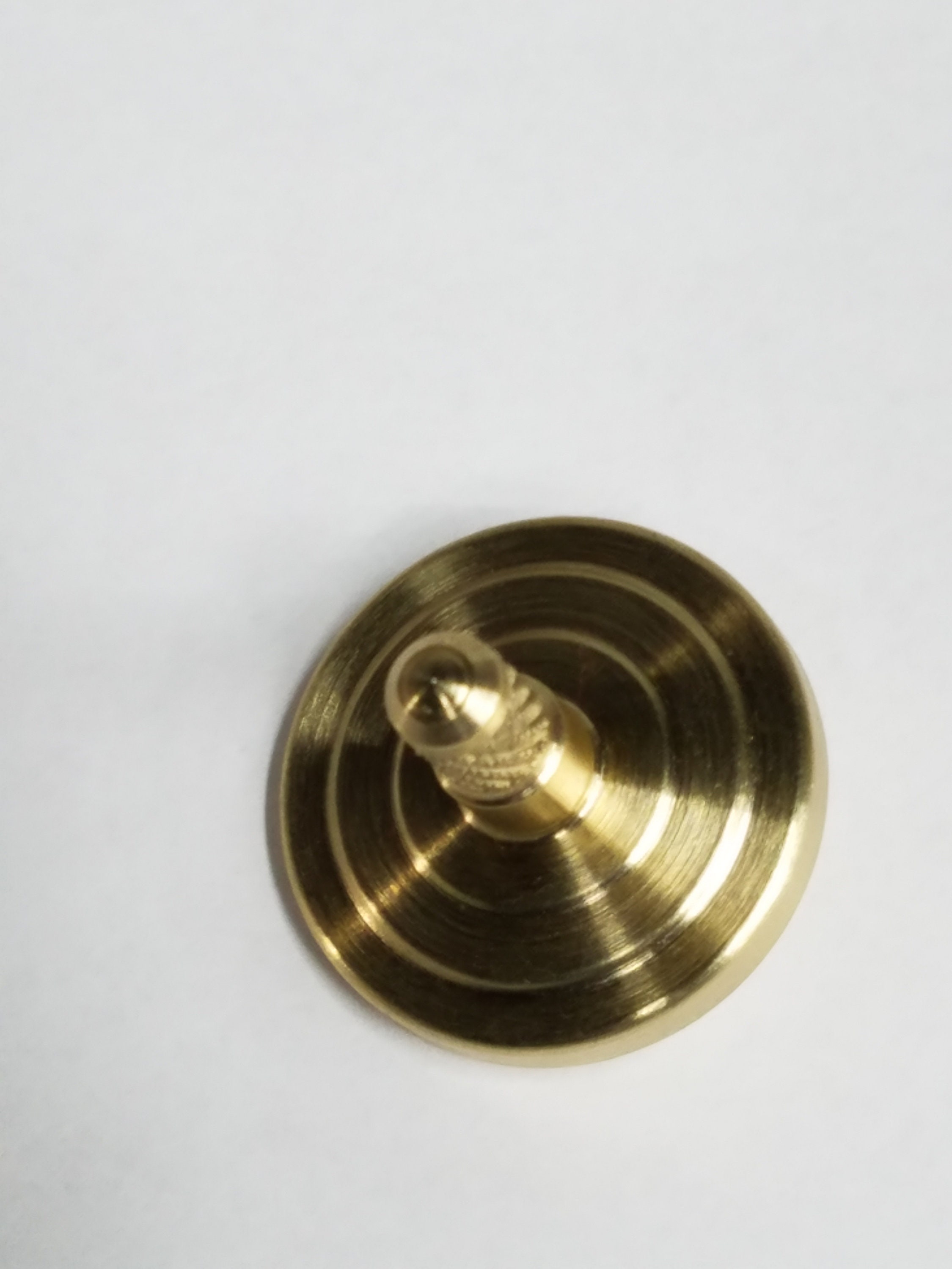 Metal Spinning Top * SOLID BRASS * Made in the USA* High Quality* - Etsy