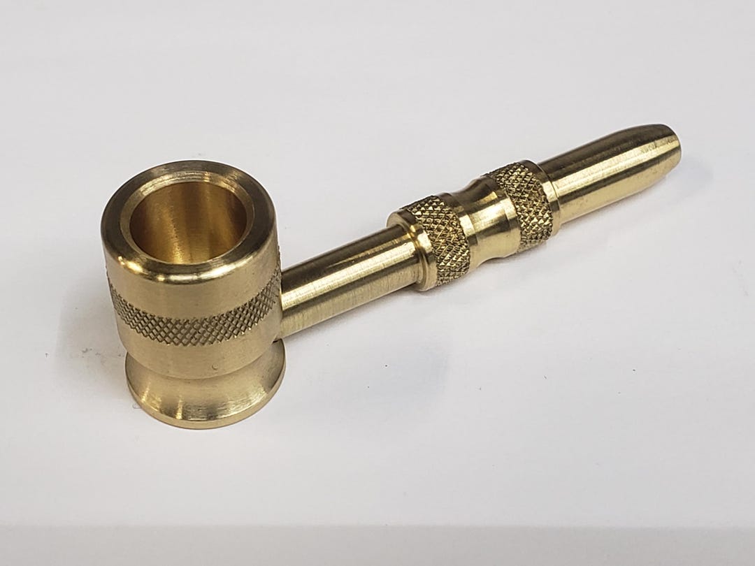 Large Solid Brass Tobacco Smoking Pipe, Large Bowl* Made in the USA* - Etsy