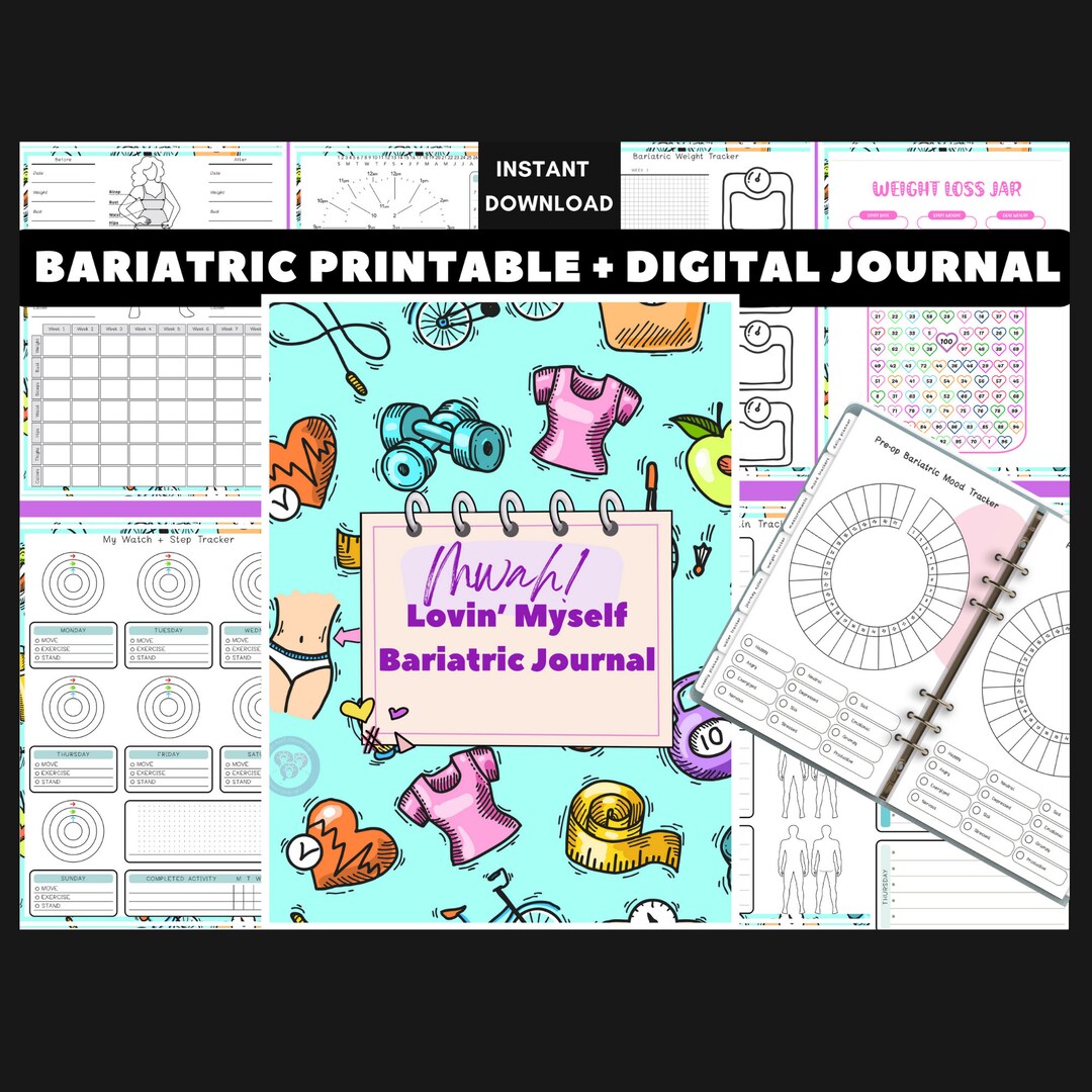 Bariatric Surgery Planner + HYPERLINKED DIGITAL JOURNAL: Bariatric ...