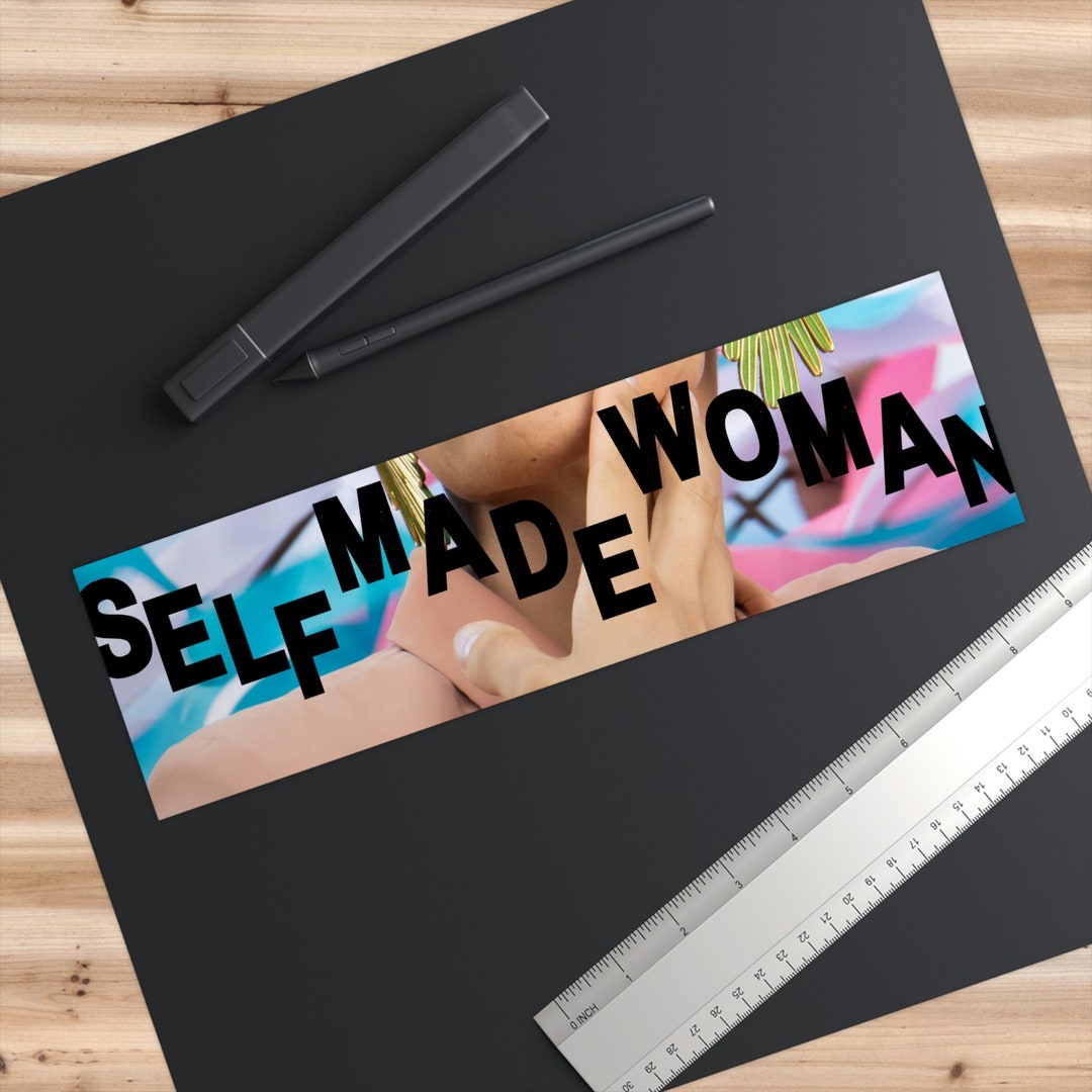 Transgender Self Made Woman Bumper Sticker LGBTQ Pride - Etsy