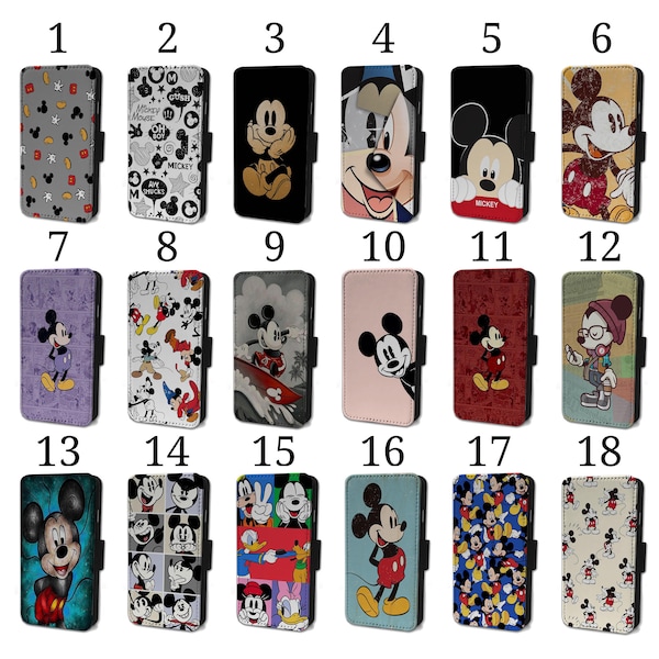 Mickey Mouse Flip Phone Cover - Etsy