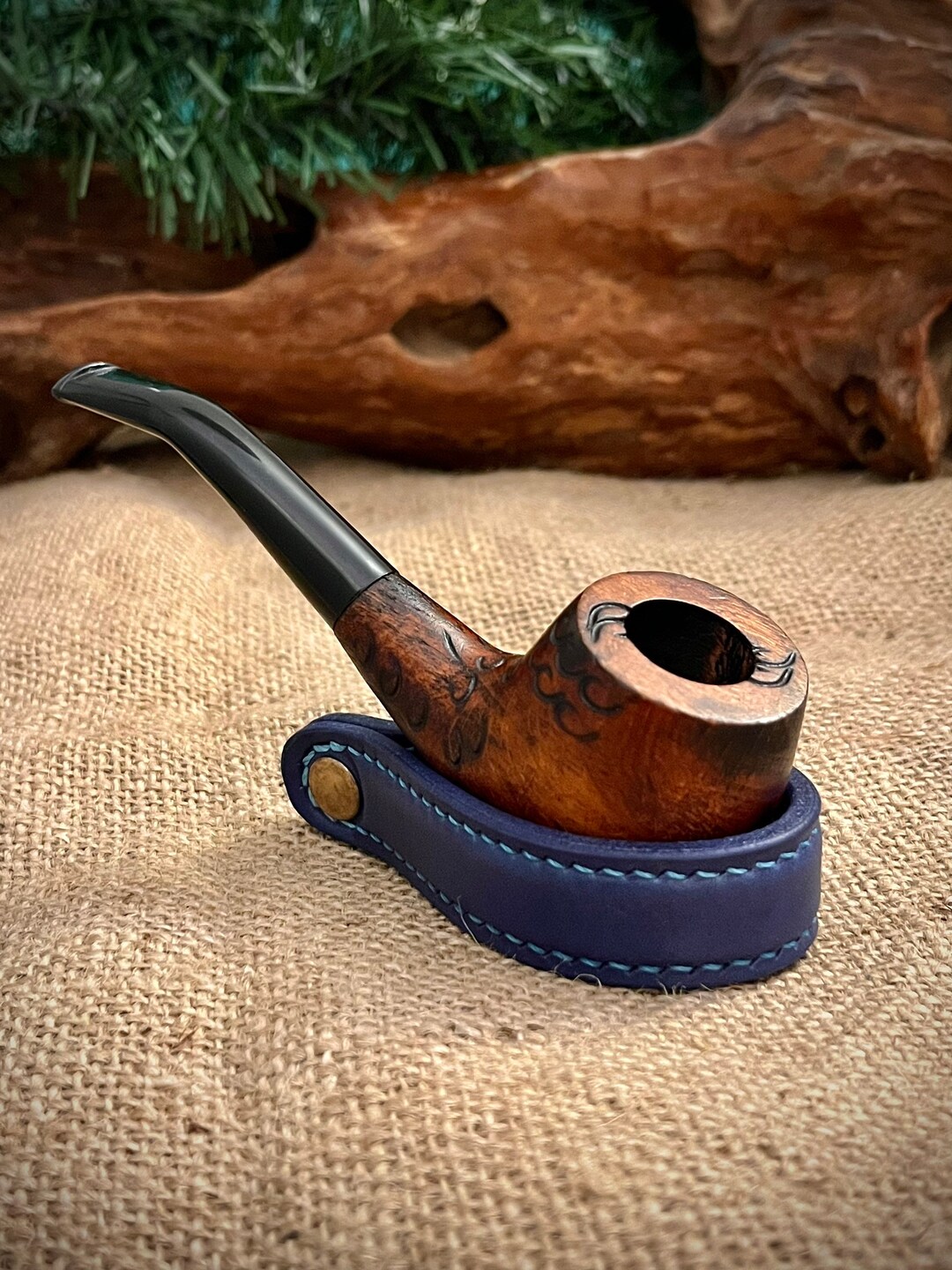 Leather Pipe Stand, Pipe Rest, Pipe Holder, Gift for Smokers - Etsy