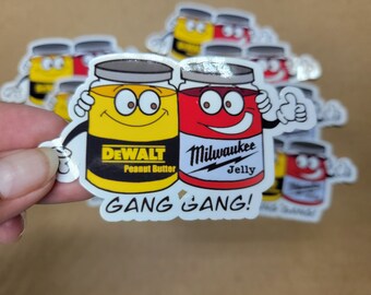 Pb&j Stickers - Etsy