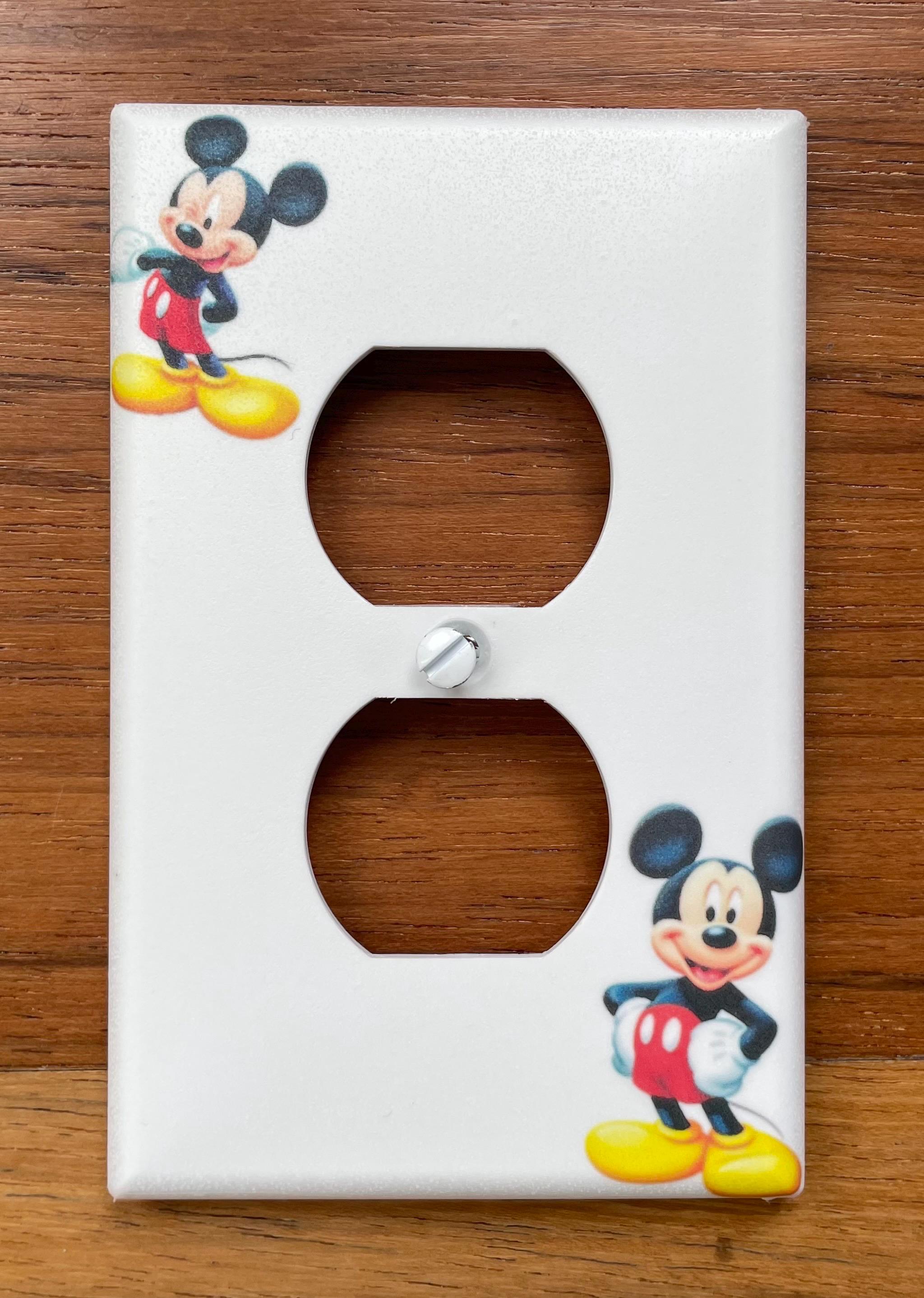 Mickey Mouse Light Switch Plate Cover // Personalized // FAST SHIP! - Etsy