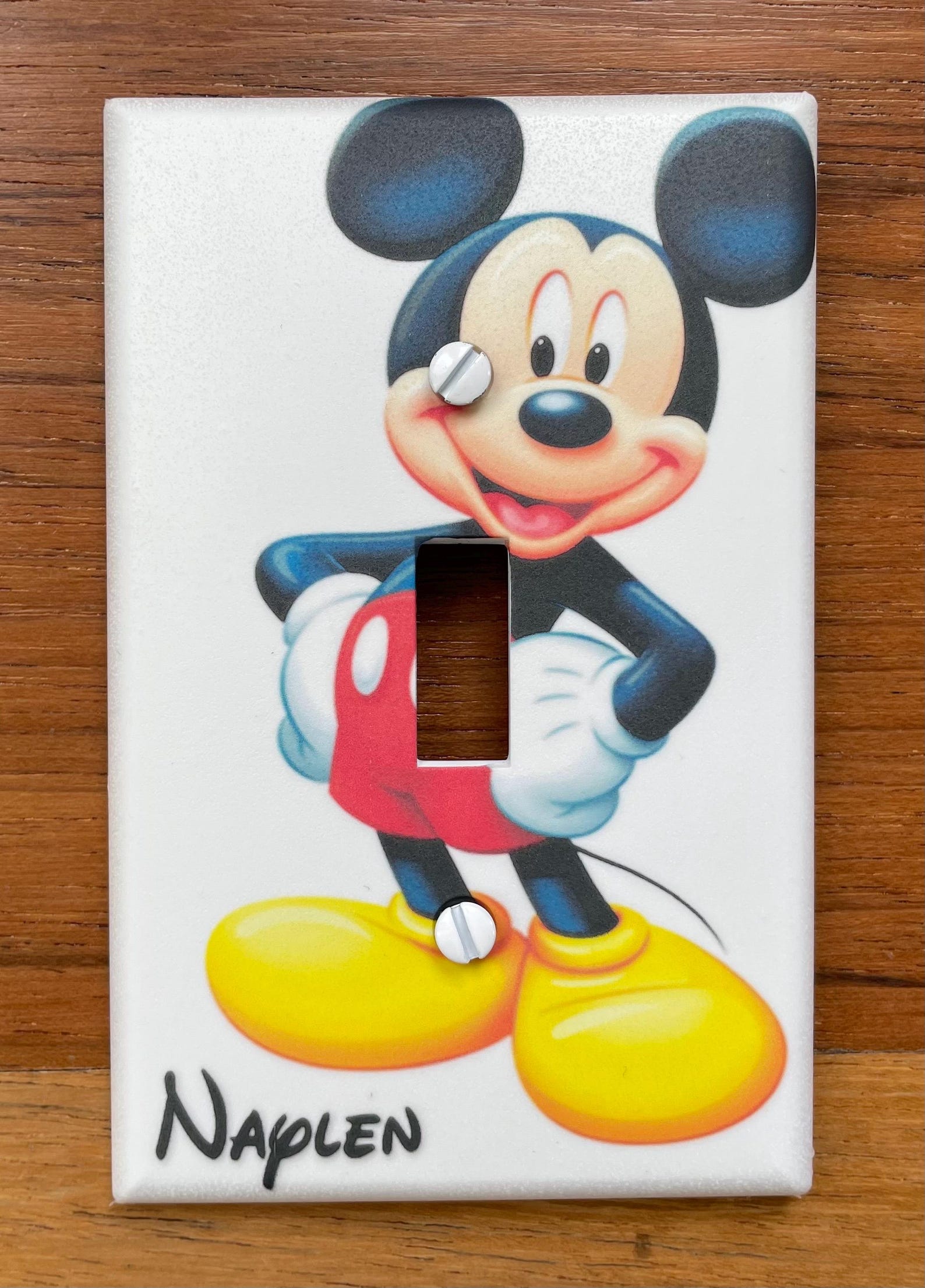 Mickey Mouse Light Switch Plate Cover // Personalized // FAST SHIP! - Etsy