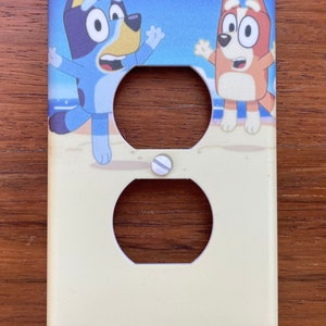 Bluey Light Switch Plate Cover // Children's Room Nursery ...