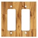 Hickory Wood Light Switch Plate Cover // FAUX Wood-like Image #14 - Etsy