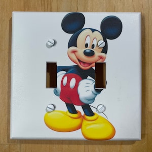 Mickey Mouse Light Switch Plate Cover // Personalized // FAST SHIP! - Etsy
