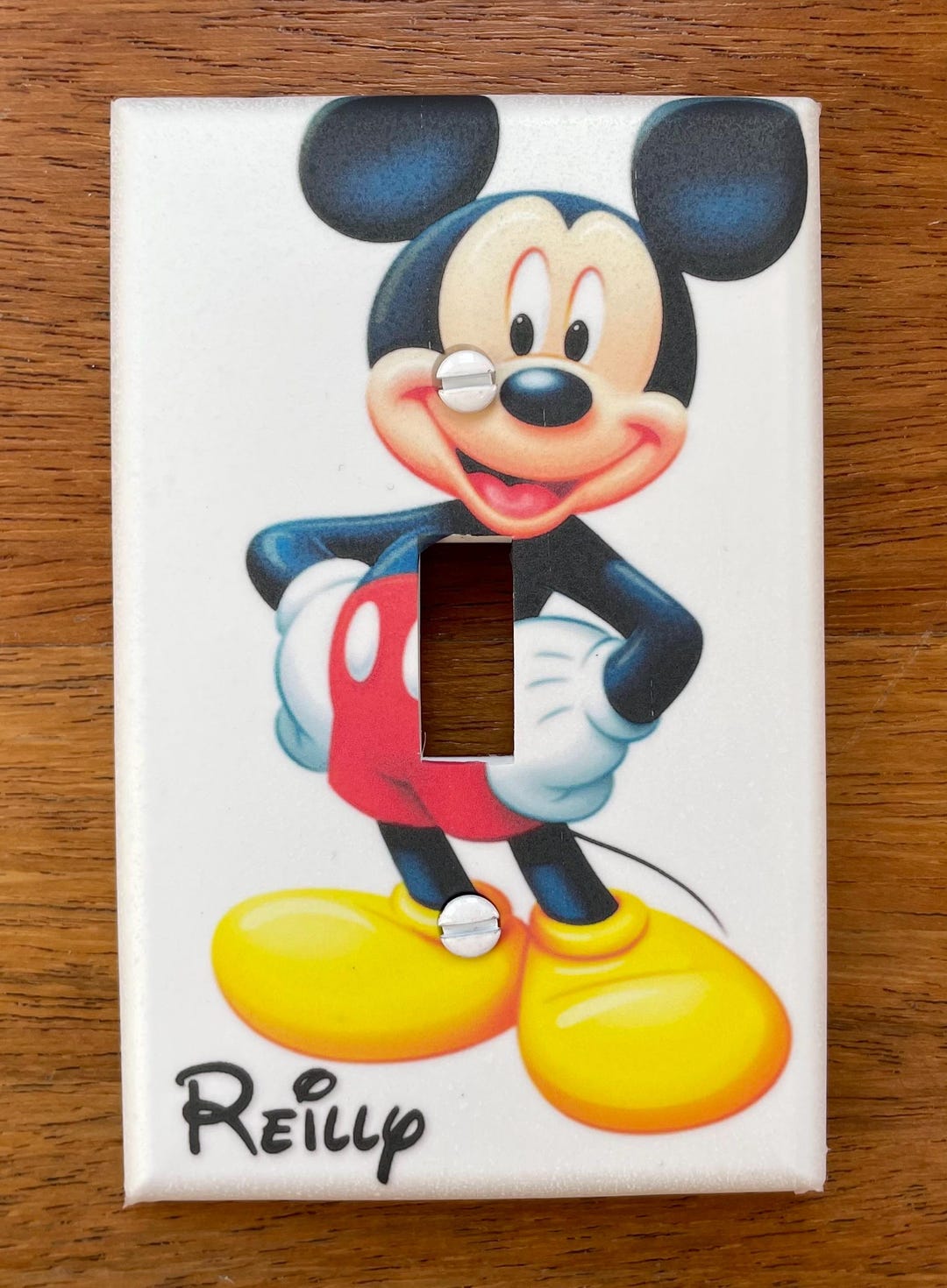 Mickey Mouse Light Switch Plate Cover // Personalized // FAST SHIP! - Etsy