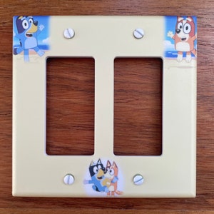 Bluey Light Switch Plate Cover // Children's Room Nursery ...