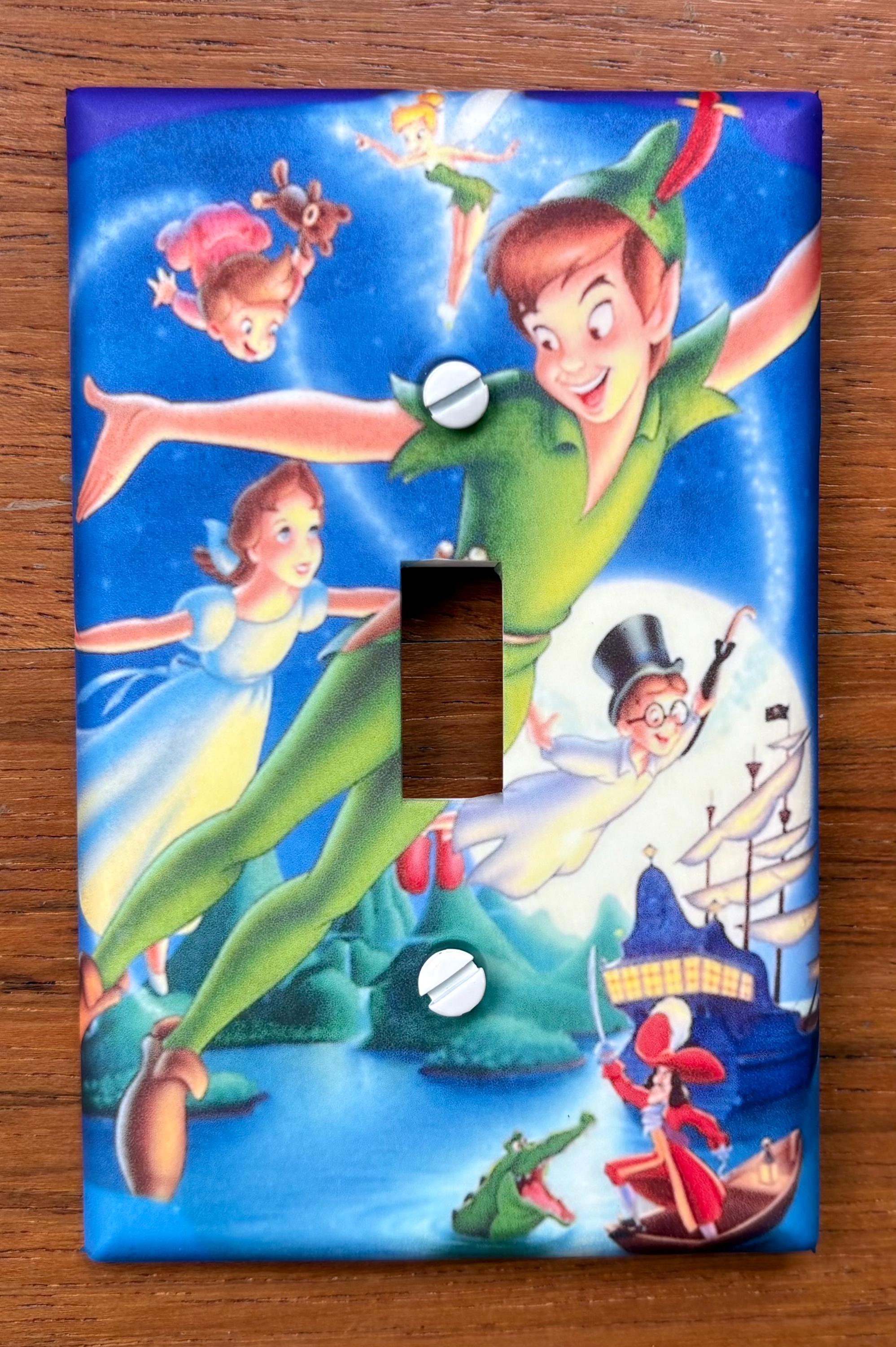 Peter Pan Light Switch Plate Cover // GANG // Tinkerbell // Family ...