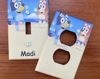 Bluey + Bingo Light Switch Cover - Etsy