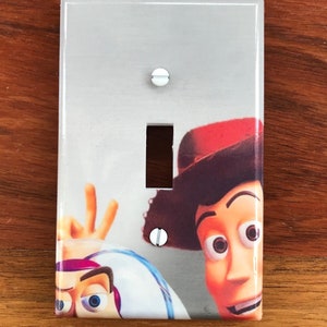 Toy Story Light Switch Plate Cover // Woody Buzz Lightyear ...