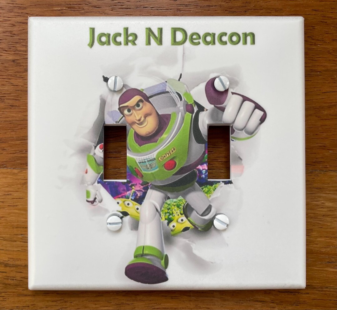 Buzz Lightyear Light Switch Plate Cover // Toy Stoty Woody ...