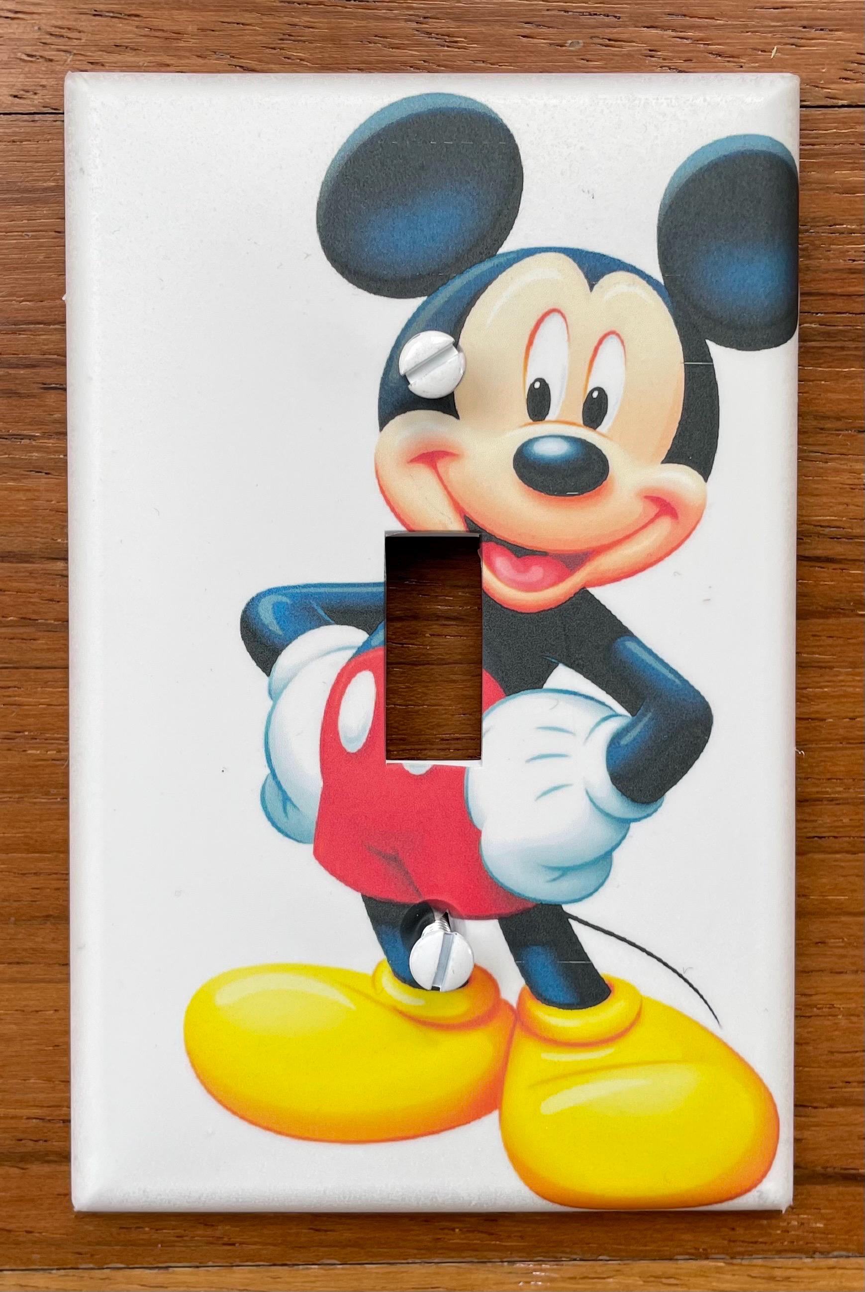 Mickey Mouse Light Switch Plate Cover // Personalized // FAST SHIP! - Etsy