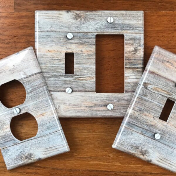Wood Switch Plate - Etsy