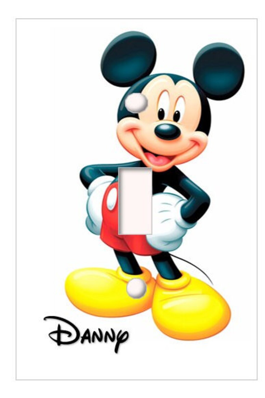 Mickey Mouse Light Switch Plate Cover // Personalized // FAST SHIP - Etsy