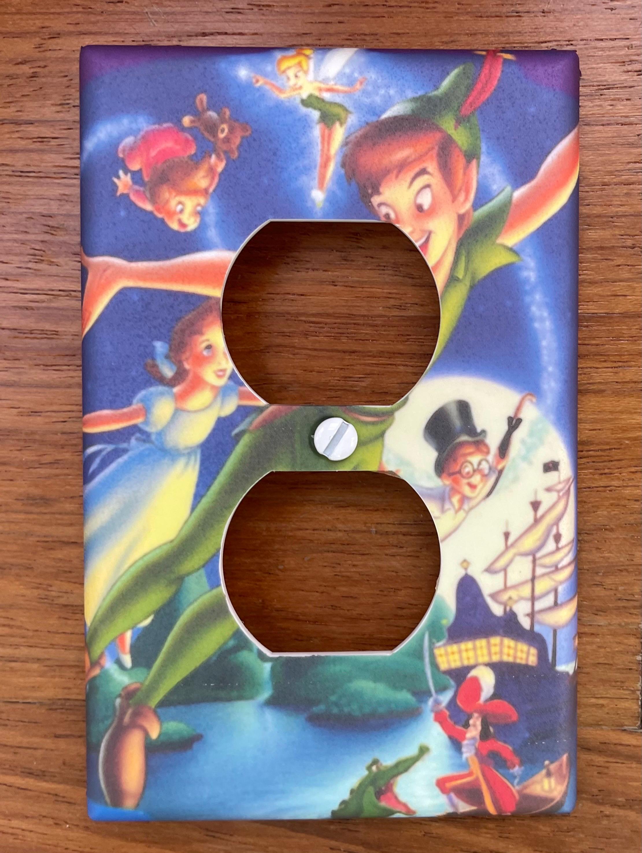 Peter Pan Light Switch Plate Cover // GANG // Tinkerbell // Family ...