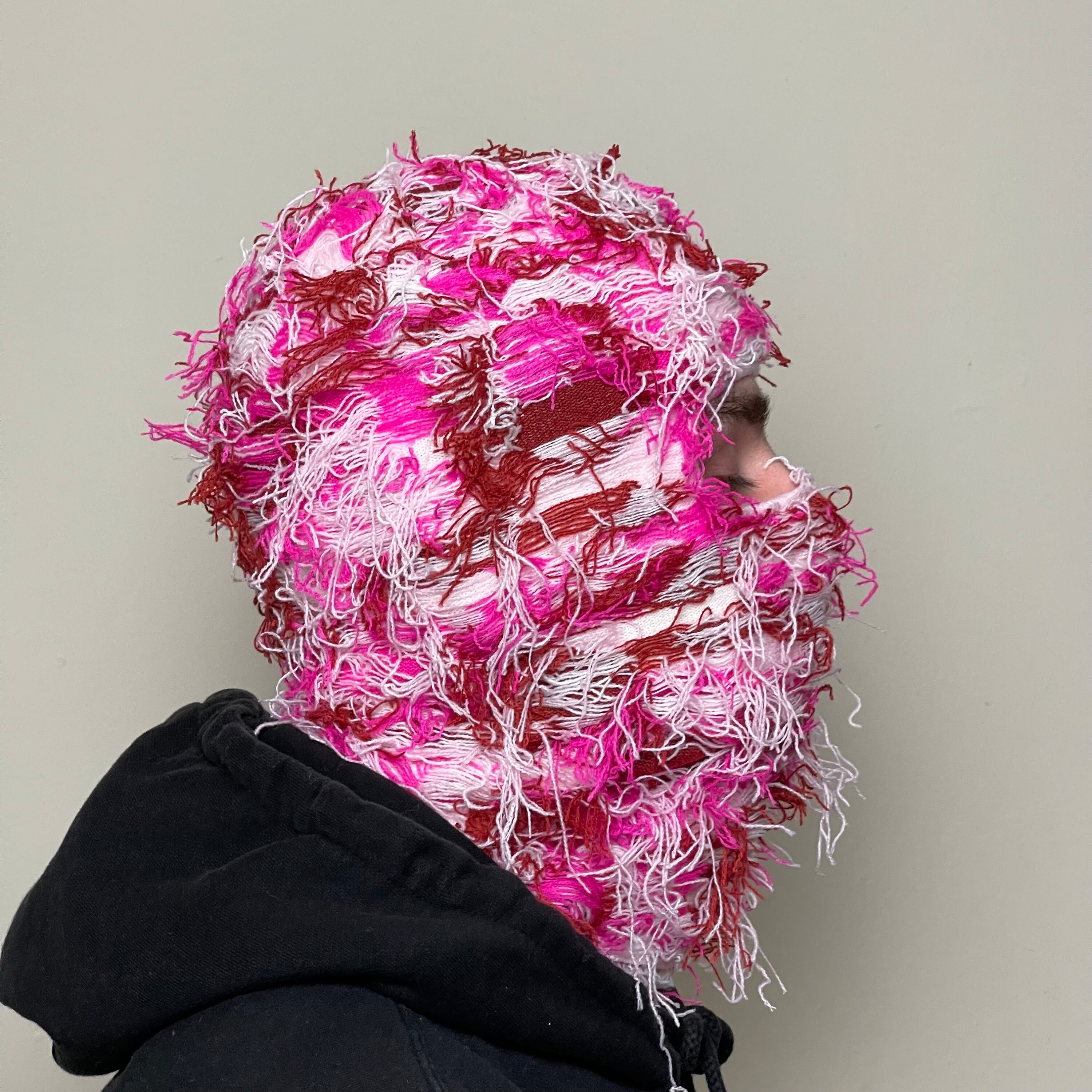 Distressed Balaclava | Knitted Balaclava | Yeat Balaclava | Face Ski ...