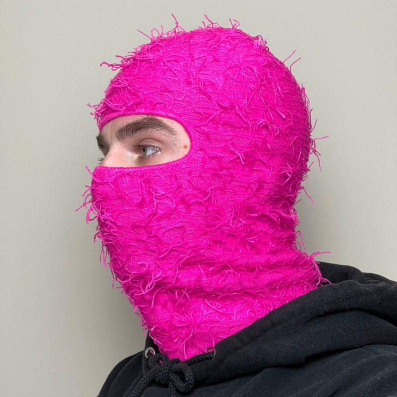 Distressed Balaclava Knitted Balaclava Yeat Balaclava Face Ski Mask Hot ...