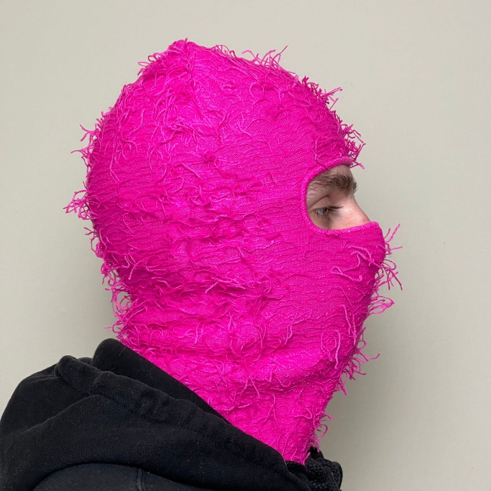 Distressed Balaclava Knitted Balaclava Yeat Balaclava Face Ski Mask Hot ...