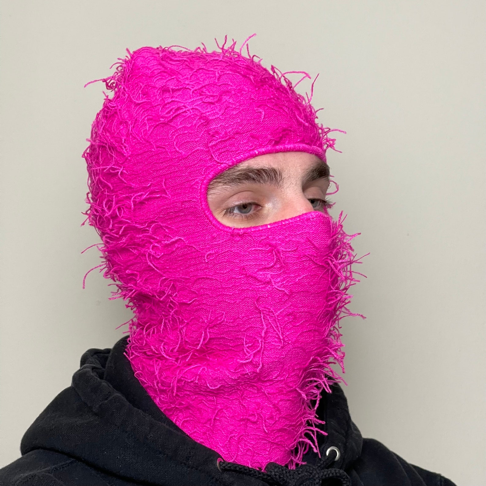 Distressed Balaclava Knitted Balaclava Yeat Balaclava Face Ski Mask Hot ...