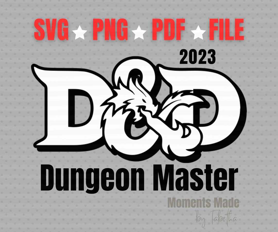 DND Dungeon Master SVG Dungeons and Dragons D&D File Bundle - Etsy