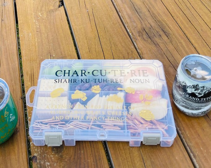 Charcuterie On-the-go Snackle Snack Box - Etsy
