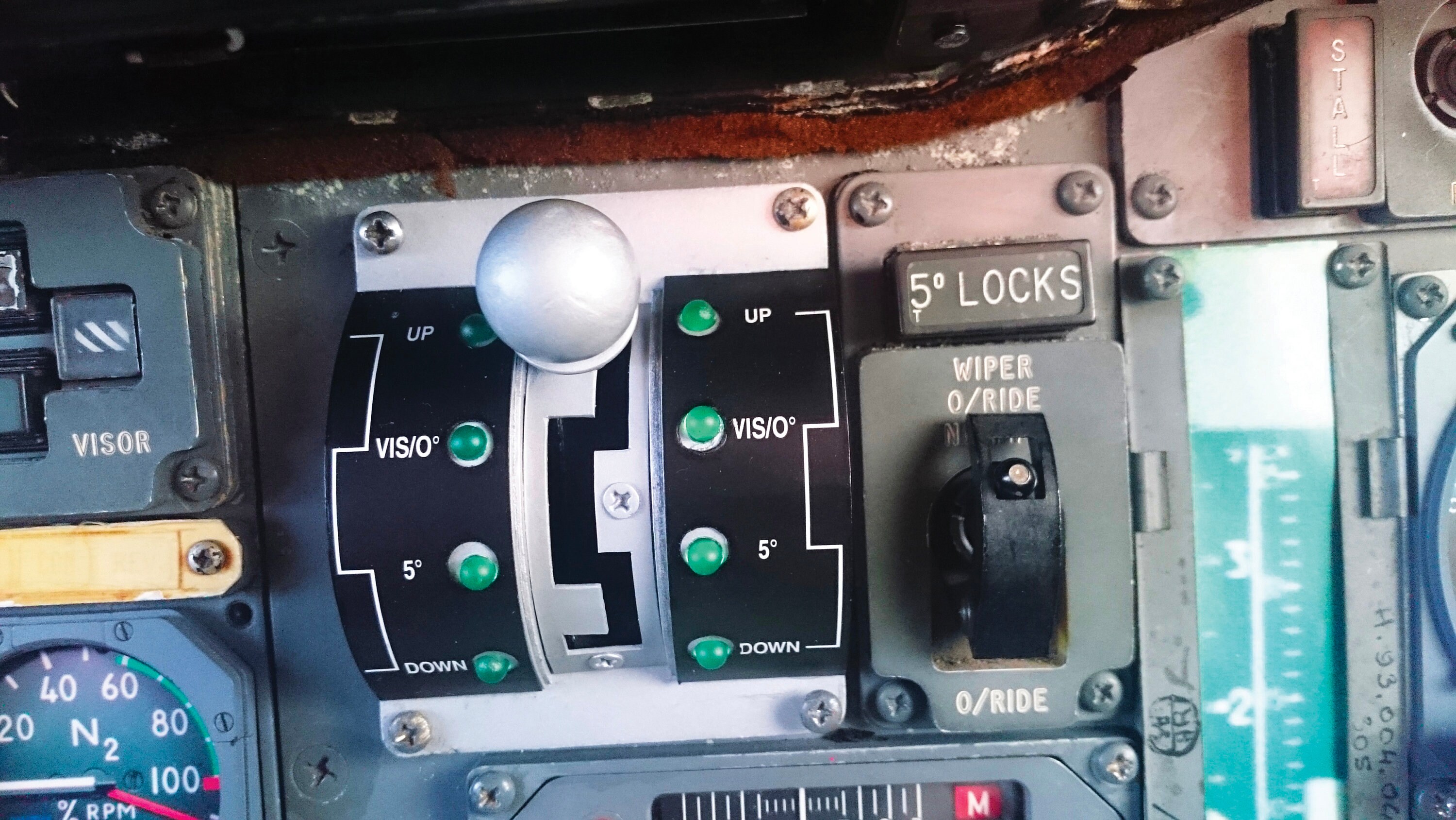 VISOR/NOSE CONCORDE replica of the Tilting Nose Control-visor Concorde ...