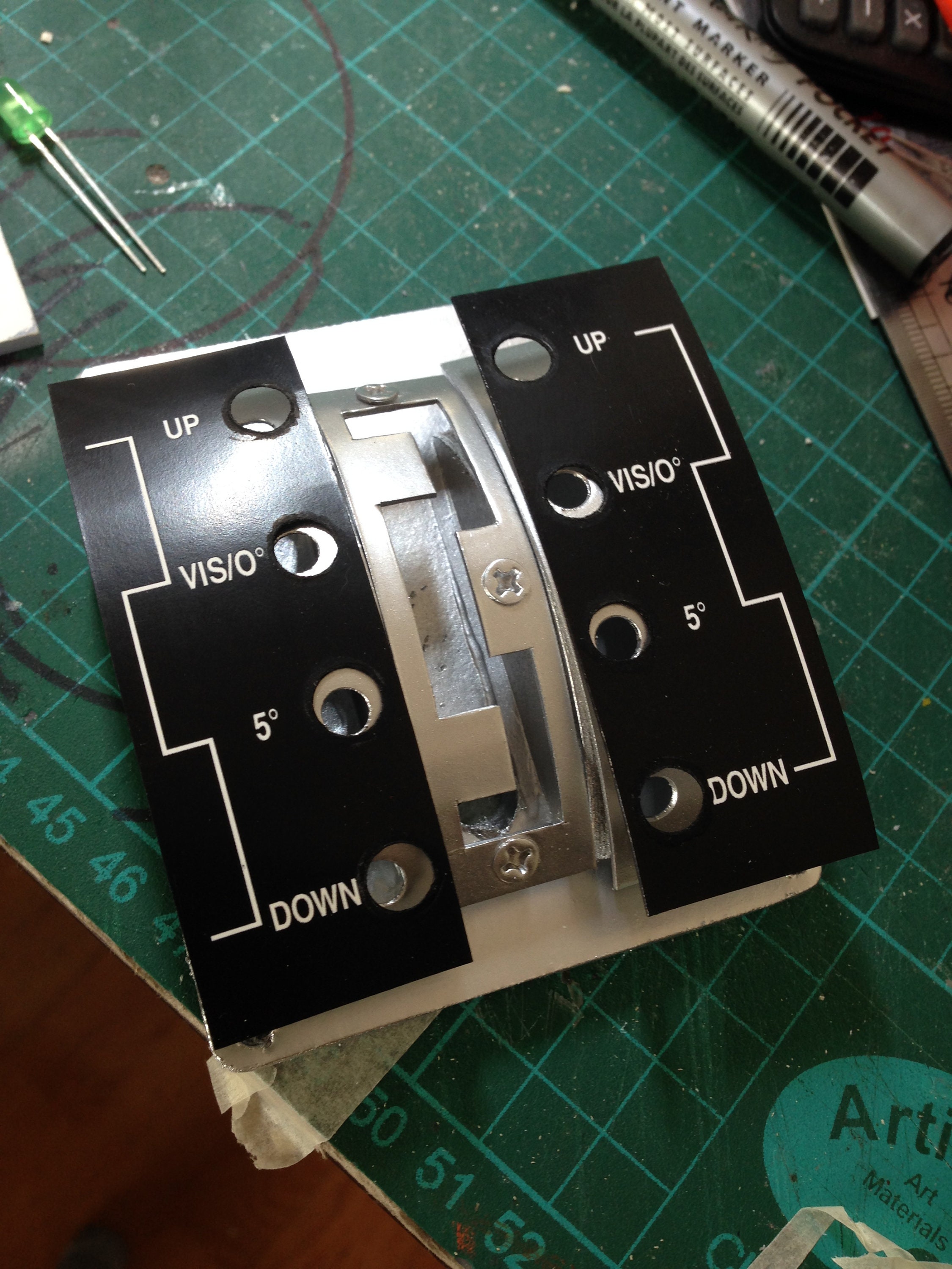 VISOR/NOSE CONCORDE replica of the Tilting Nose Control-visor Concorde ...