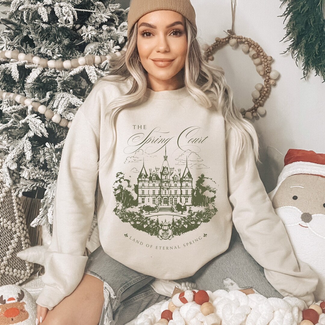 The Spring Court Crewneck Sweatshirt ACOTAR Graphic Sweater - Etsy