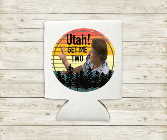 Utah Get Me Two Point Break Inspired Can Cozie Can Cooler | Etsy