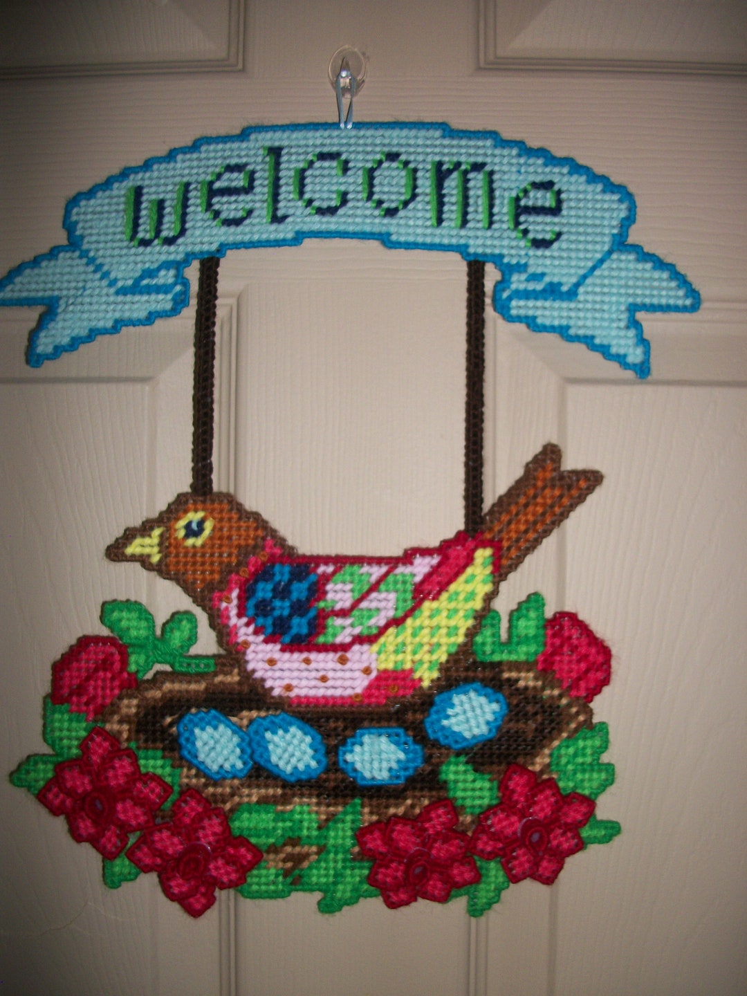 Welcome Bird Nest Sign - Etsy
