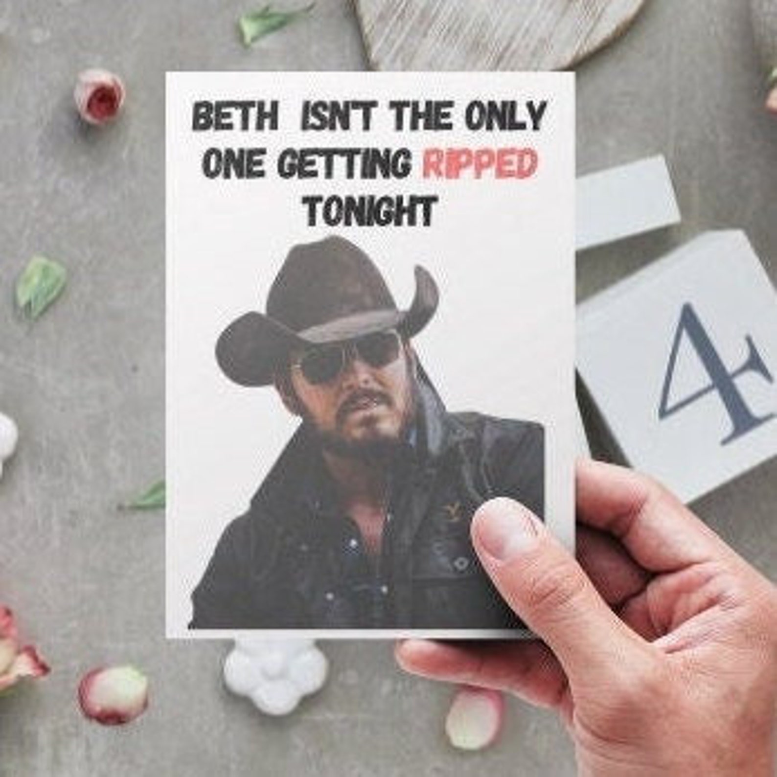 Rip Wheeler Yellowstone Birthday Card | Etsy UK