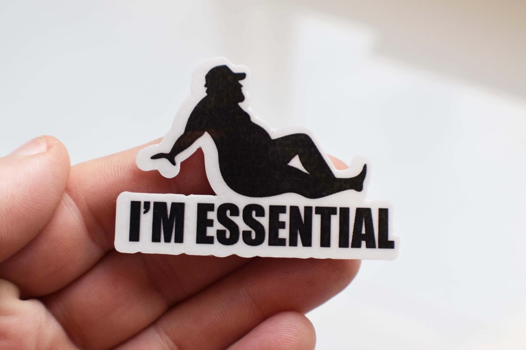 I'm Essential Funny Truck Driver Die Cut Laminated Vinyl Water ...