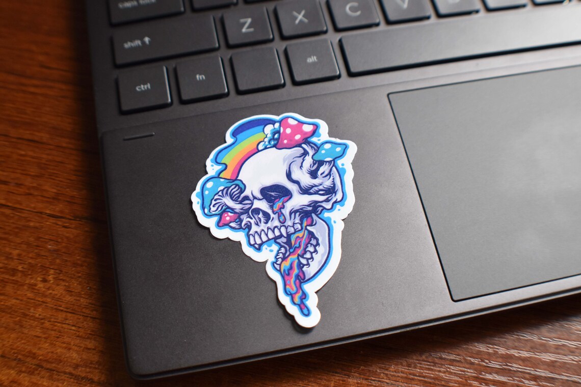 Cool Psychedelic Sticker Pack of 7 Die Cut Laminated Vinyl | Etsy