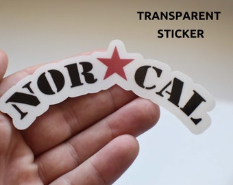 Norcal Northern California Stencil Style Arch Transparent Die - Etsy
