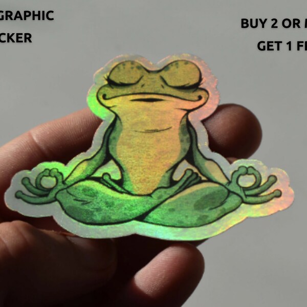 Zen Frog - Etsy